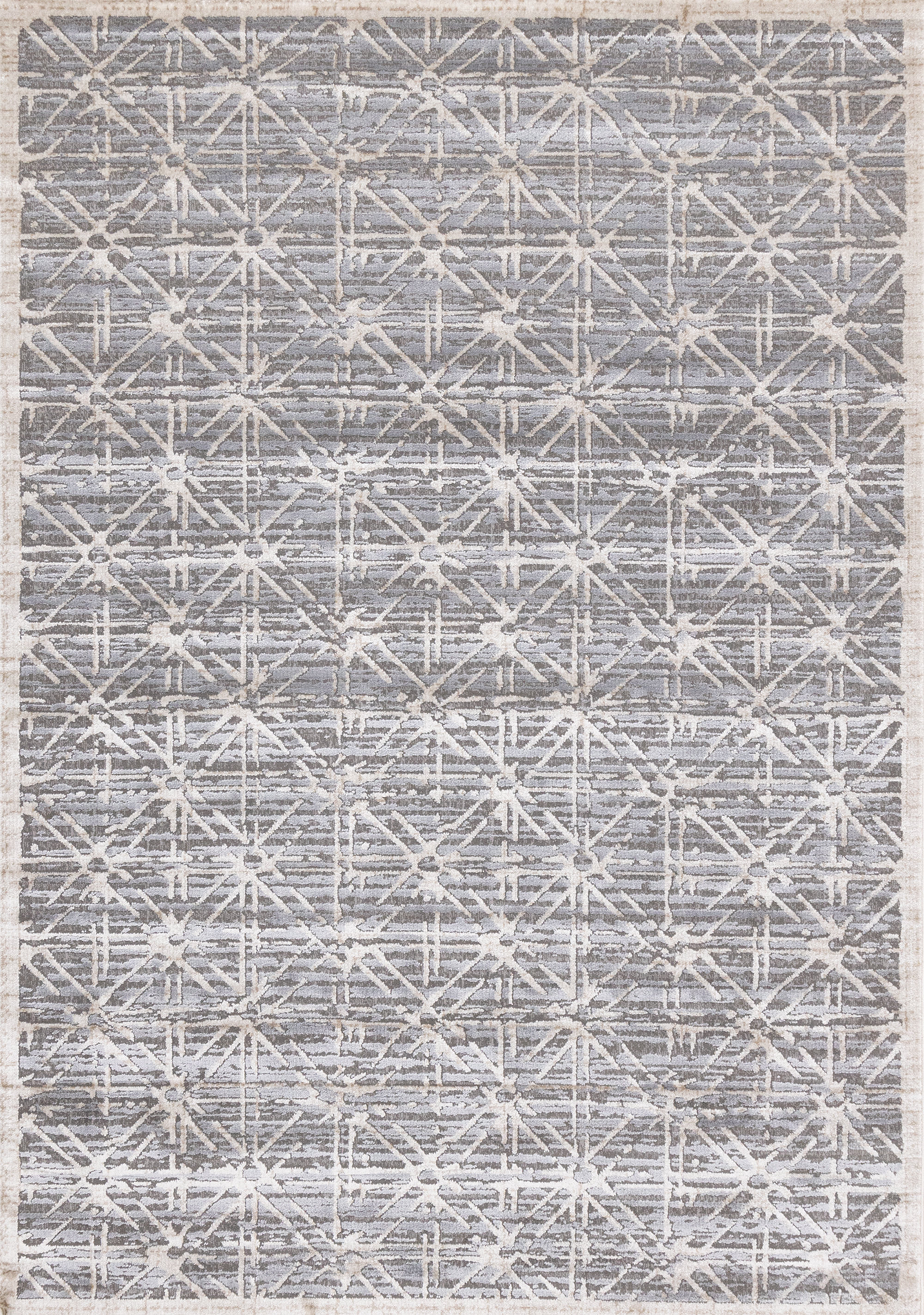 Foundry Select Geometric Gray Area Rug | Wayfair
