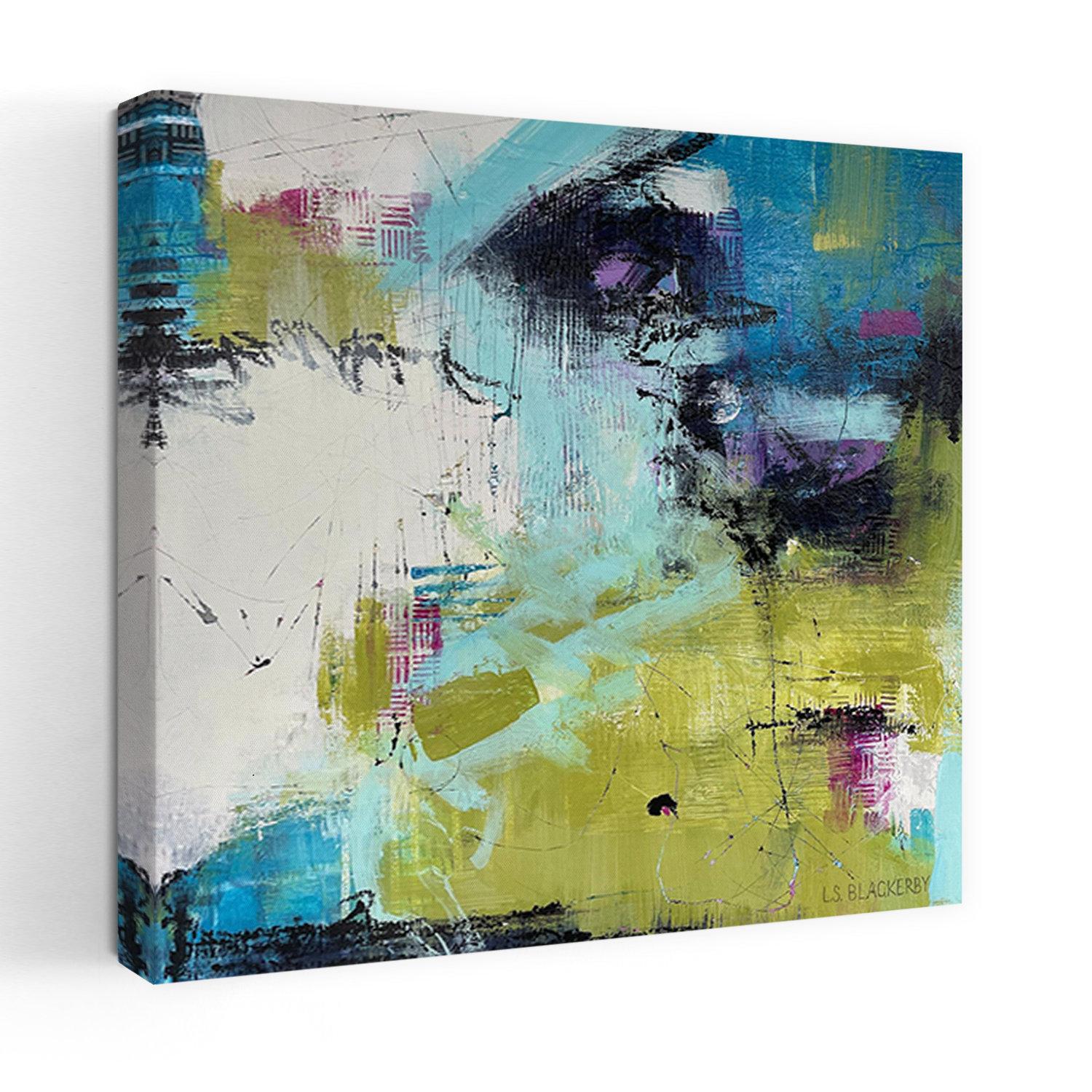 Latitude Run® Moonrise Abstract Contemporary Art - Wayfair Canada