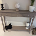 Three Posts 3 Drawer Console Table for Hallway & Living Room Furniture ...