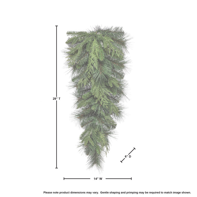 The Holiday Aisle® Jarris Faux Swag | Wayfair