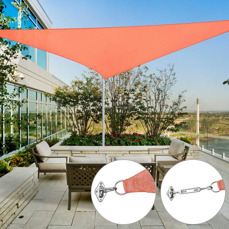 Yescom Triangle Sun Shade Sail Hardware Kit | Wayfair