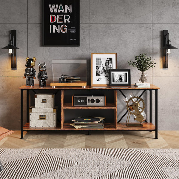 Borough Wharf TV Stand Up To 65 Inch TV, 55 Inch TV Unit, Wooden TV ...