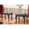 Alcott Hill® Traditional 3pc Coffee Table Of Dark Cherry Solid Wood ...