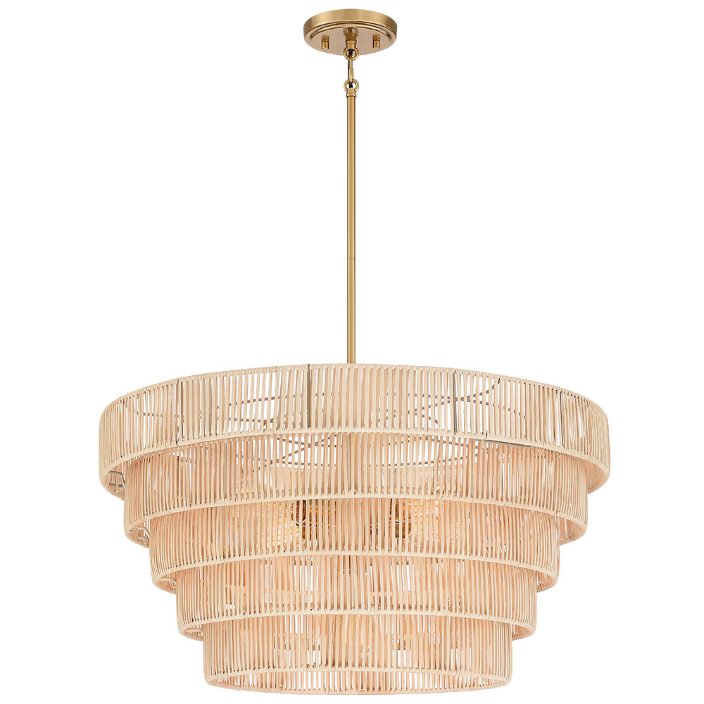 Bay Isle Home™ Idylwood 26 In. 5-light Modern Bohemian Chandelier With ...