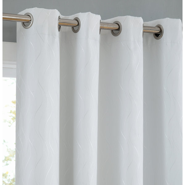 Canora Grey Farnham Polyester Curtain Pair & Reviews | Wayfair