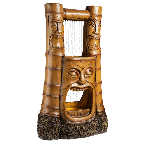 Bay Isle Home™ Tiki Gods of Hawaiian Islands Fountain & Reviews | Wayfair