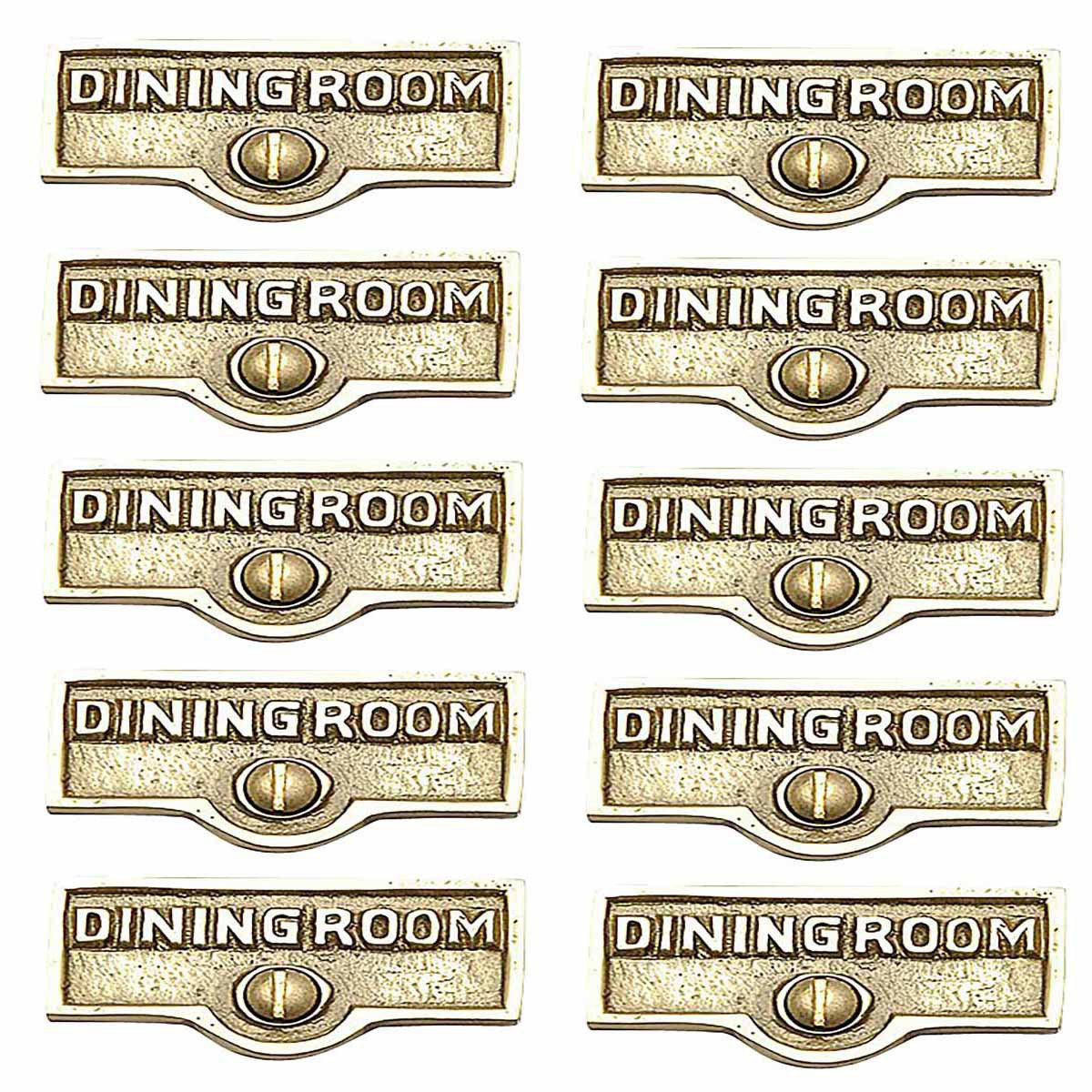The Renovators Supply Inc. Switch Tags Dinging Name Signs 1-Gang Rocker ...