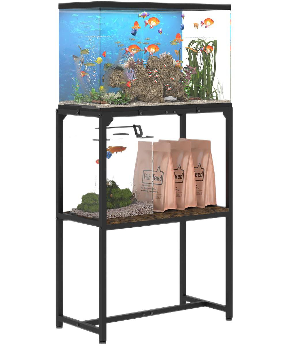 Tucker Murphy Pet™ 20 Gallon Fish Tank Stand, Upgraded Height Aquarium ...