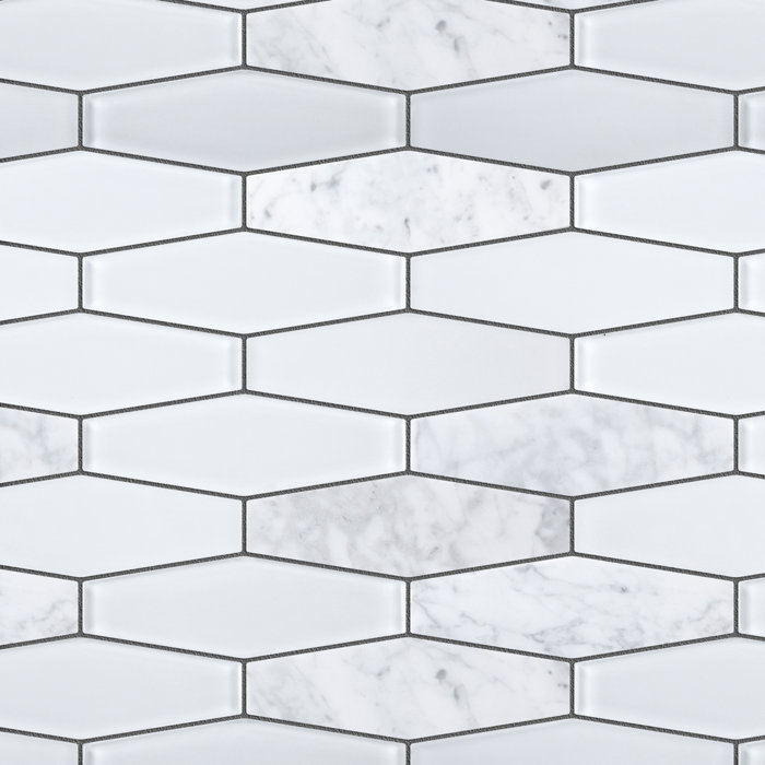 Supreme Tile Fusion 2" x 6" Mosaic Wall Tile & Reviews | Wayfair