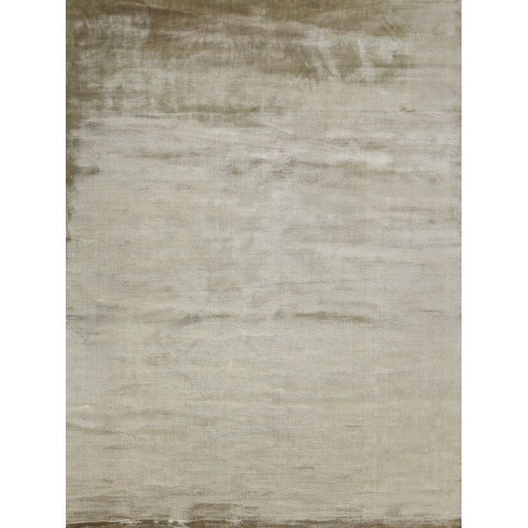 Exquisite Rugs Plain Dove Hand-Loomed Light Beige Area Rug & Reviews ...