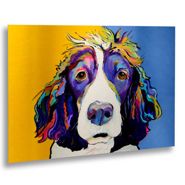 Trademark Art Pat Saunders Snoozer King On Metal by Pat Saunders-White ...