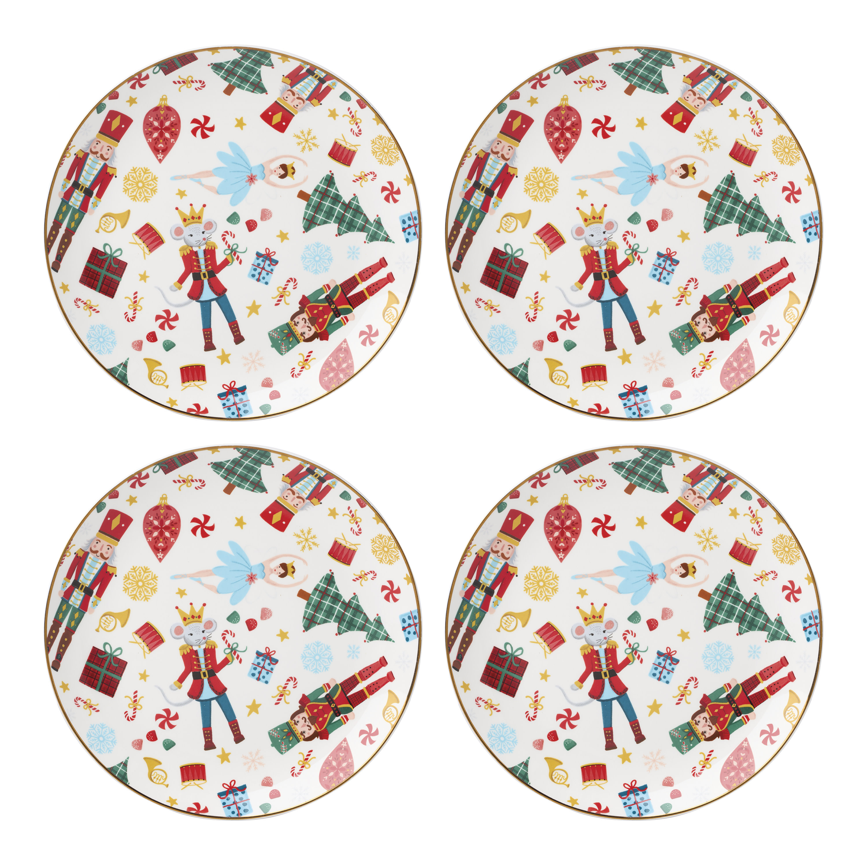 Lenox Nutcracker Ballet Accent Plates, Set of 4 & Reviews | Perigold