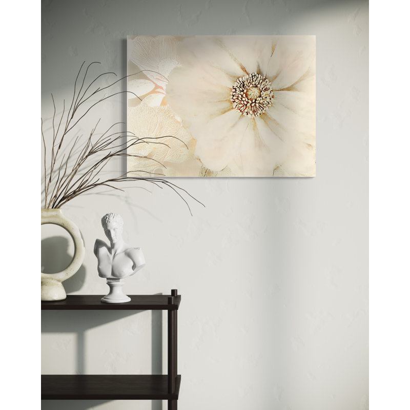 Plaster Textured Wall Art Resin Flower and Plaster Textured 3D Wall Art ...