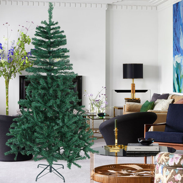 Easy Shop 91cm Lighted Fresh Cut Christmas Tree | Wayfair.co.uk