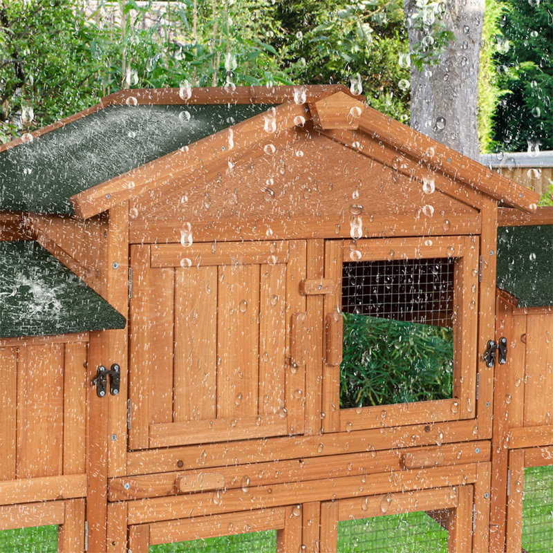 Tucker Murphy Pet™ Delja Extra Large Outdoor Wooden Elevated Rabbit ...