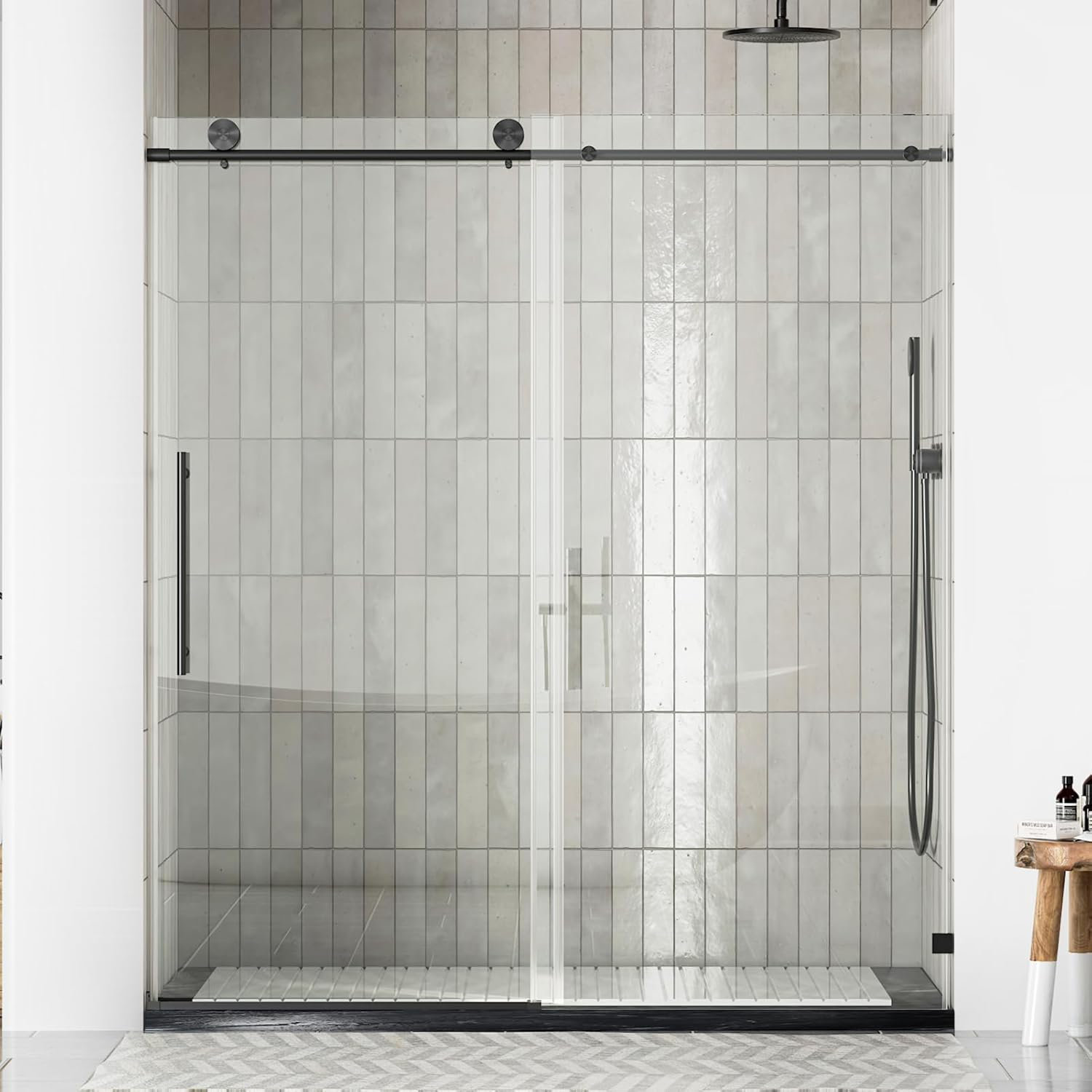 Yingze Winzo Frameless Shower Door, Glass Shower Door, Shower Sliding ...