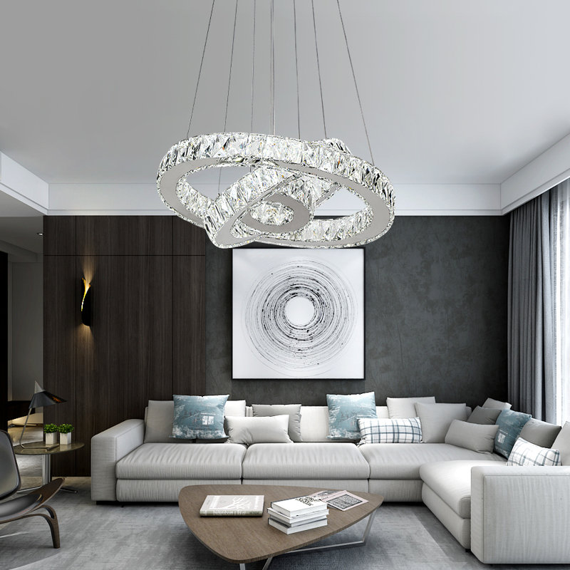 Willa Arlo Interiors Altus 3 - Light LED Geometric Chandelier & Reviews ...