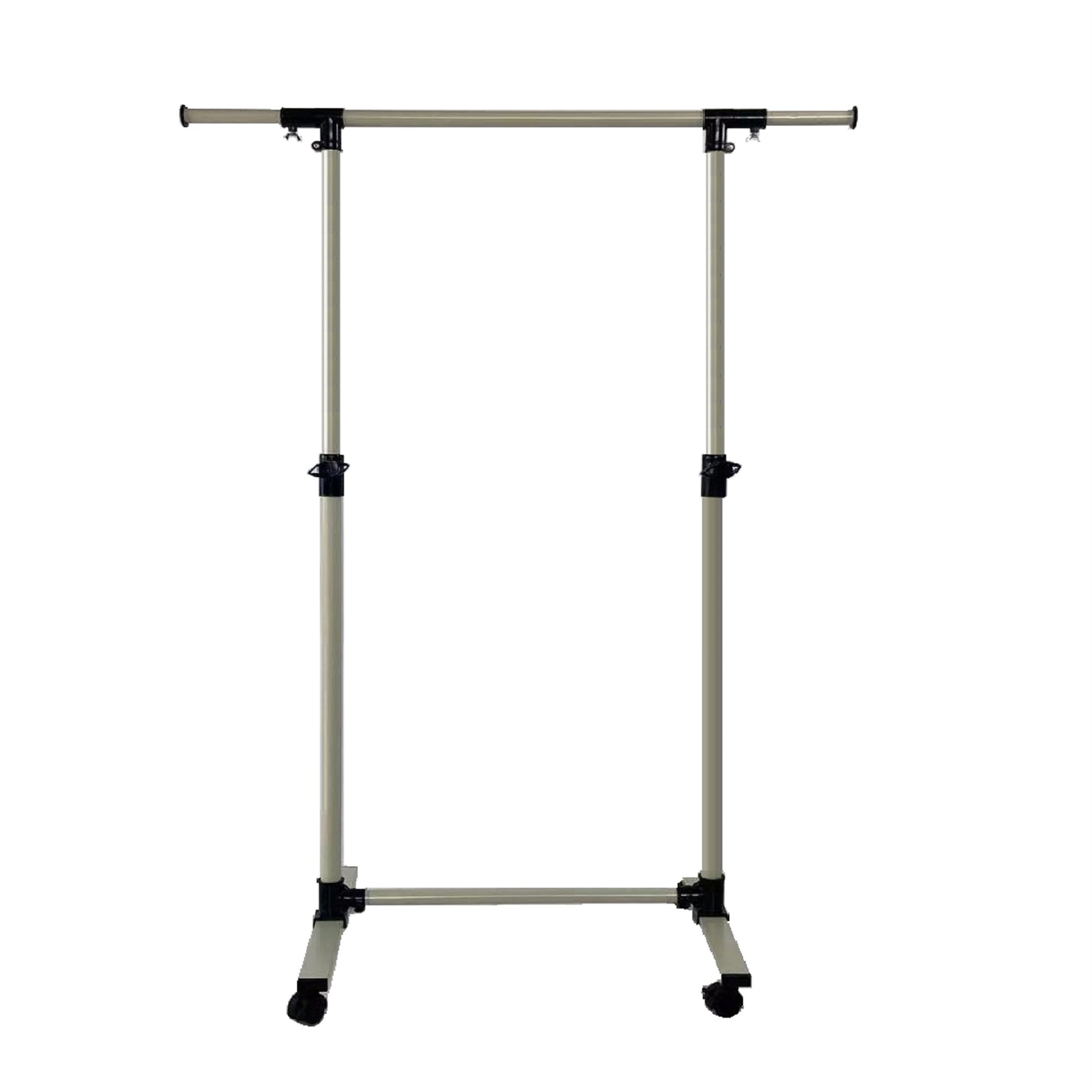 LIYU Short Clothing Racks for Hanging Clothes with Bottom Shelves and ...