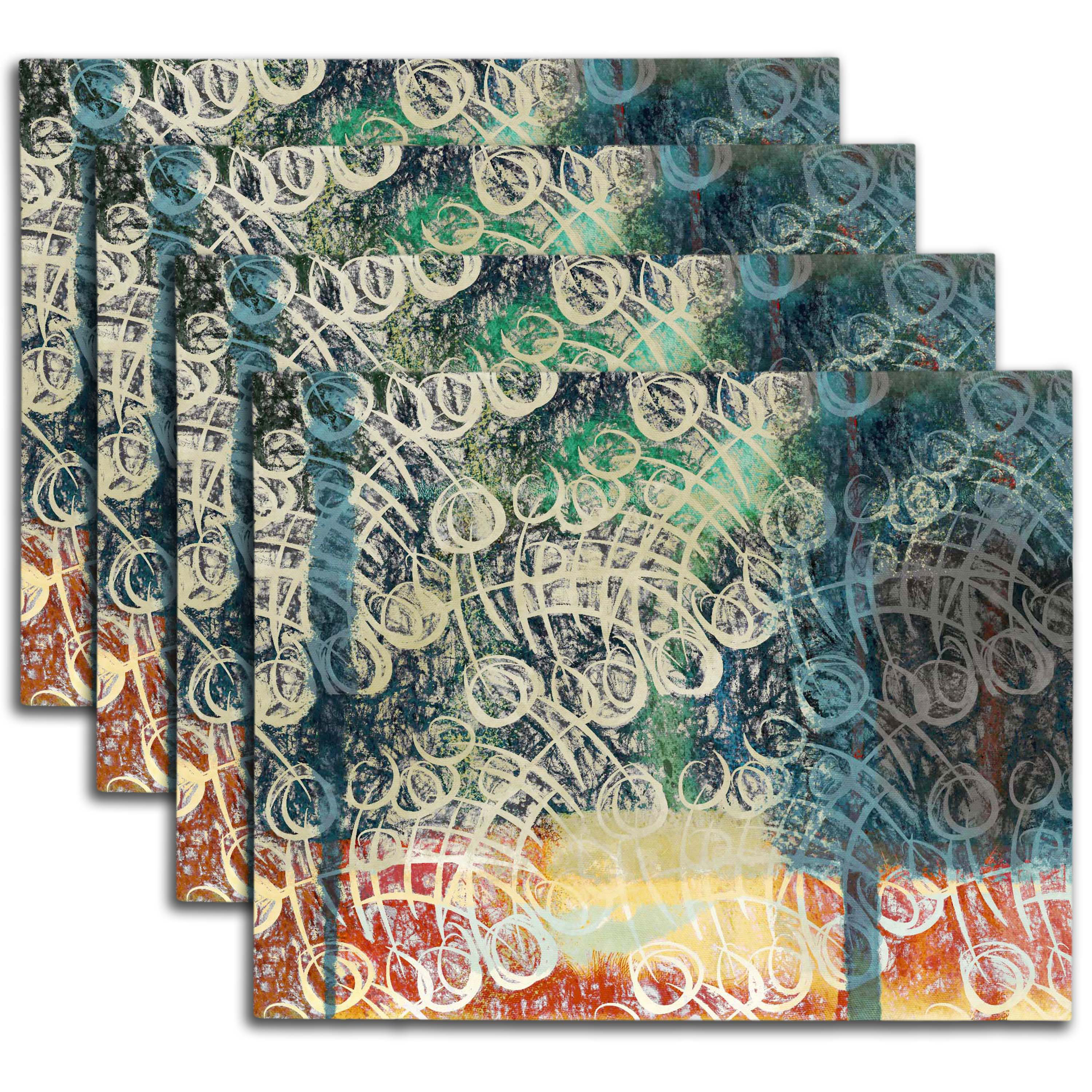 LeRoi Products Polyester Abstract Placemat | Wayfair