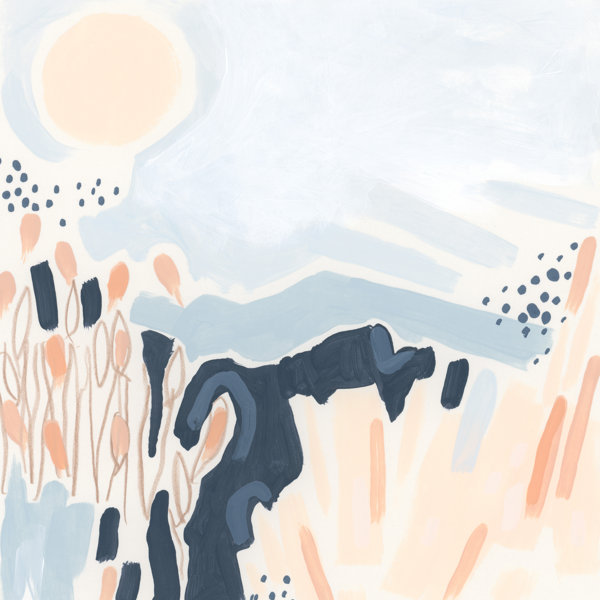 Corrigan Studio Abstract Fields II by June Erica Vess - Wrapped Canvas ...