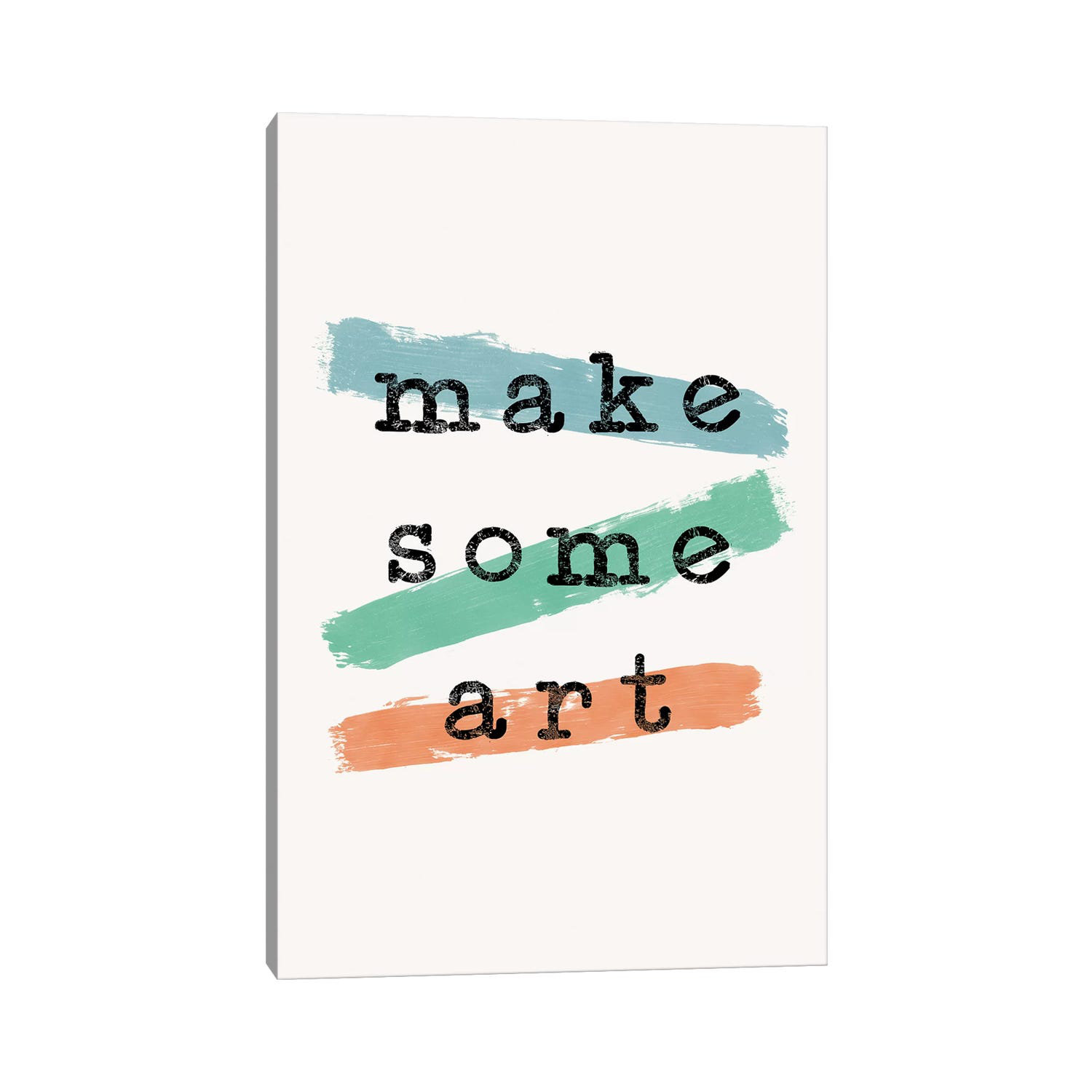 East Urban Home Make Some Art by Orara Studio - Wrapped Canvas Textual ...
