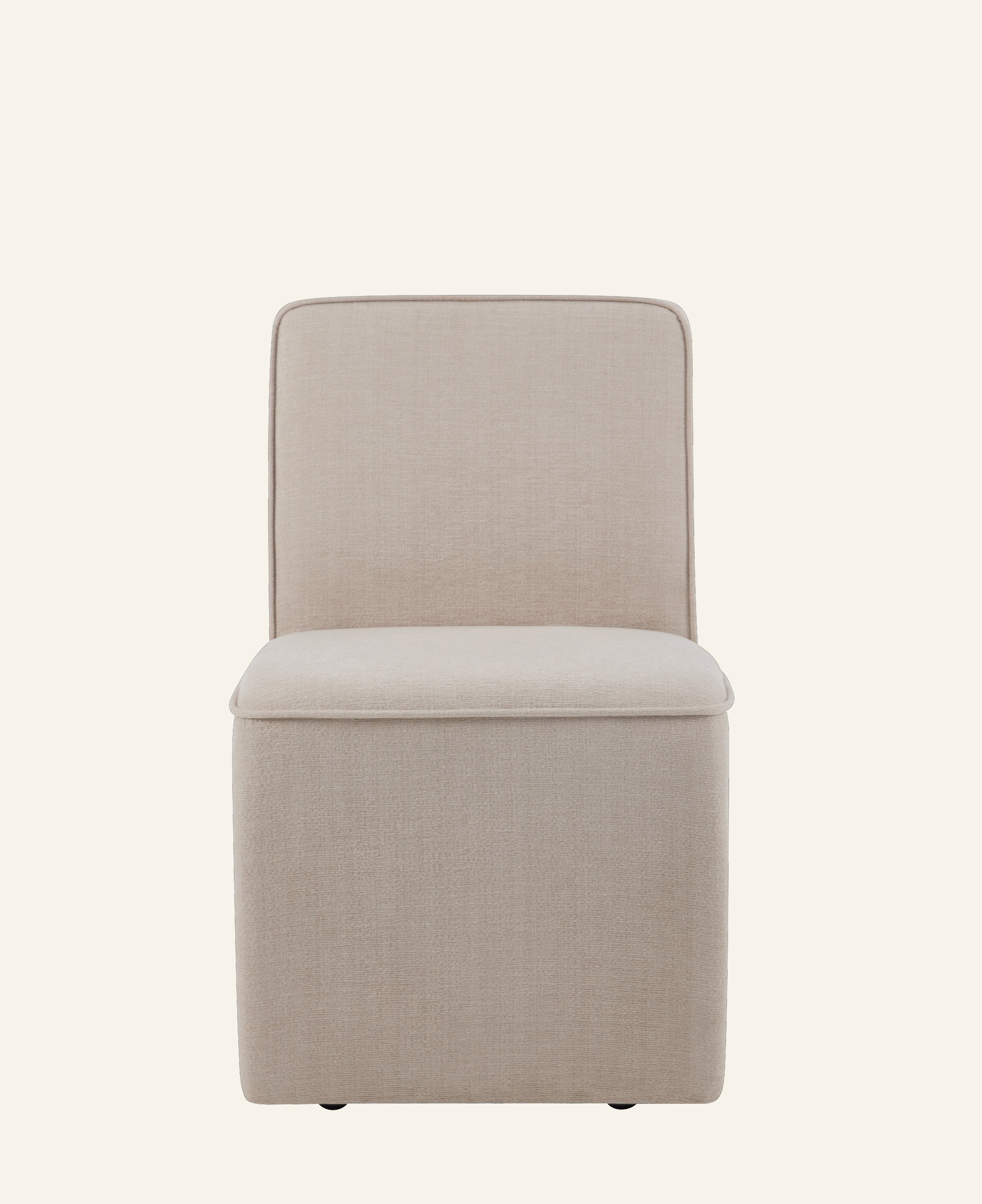 Hokku Designs Versatile Upholstered Dining Chair With Hidden Casters ...