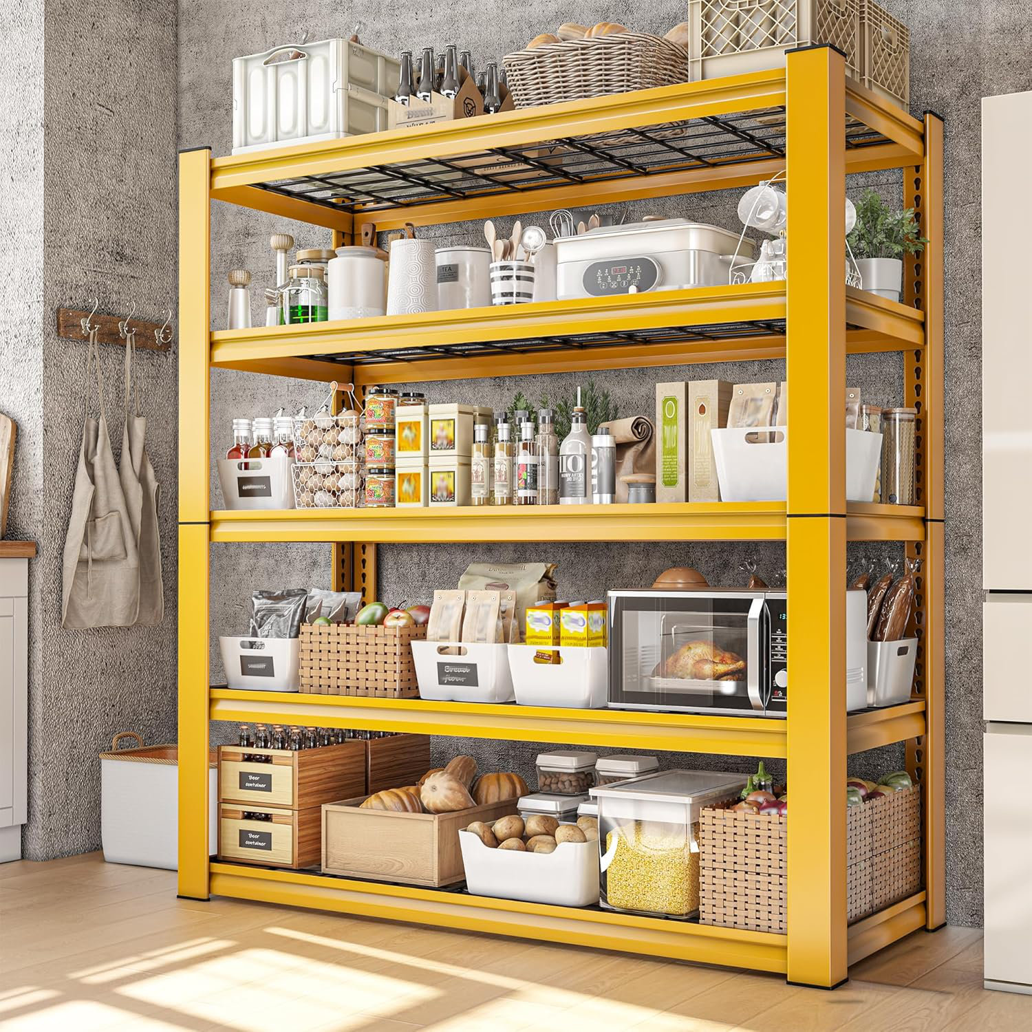 WFX Utility™ Heavy Duty Metal Garage Storage Shelves - 5 Tier ...