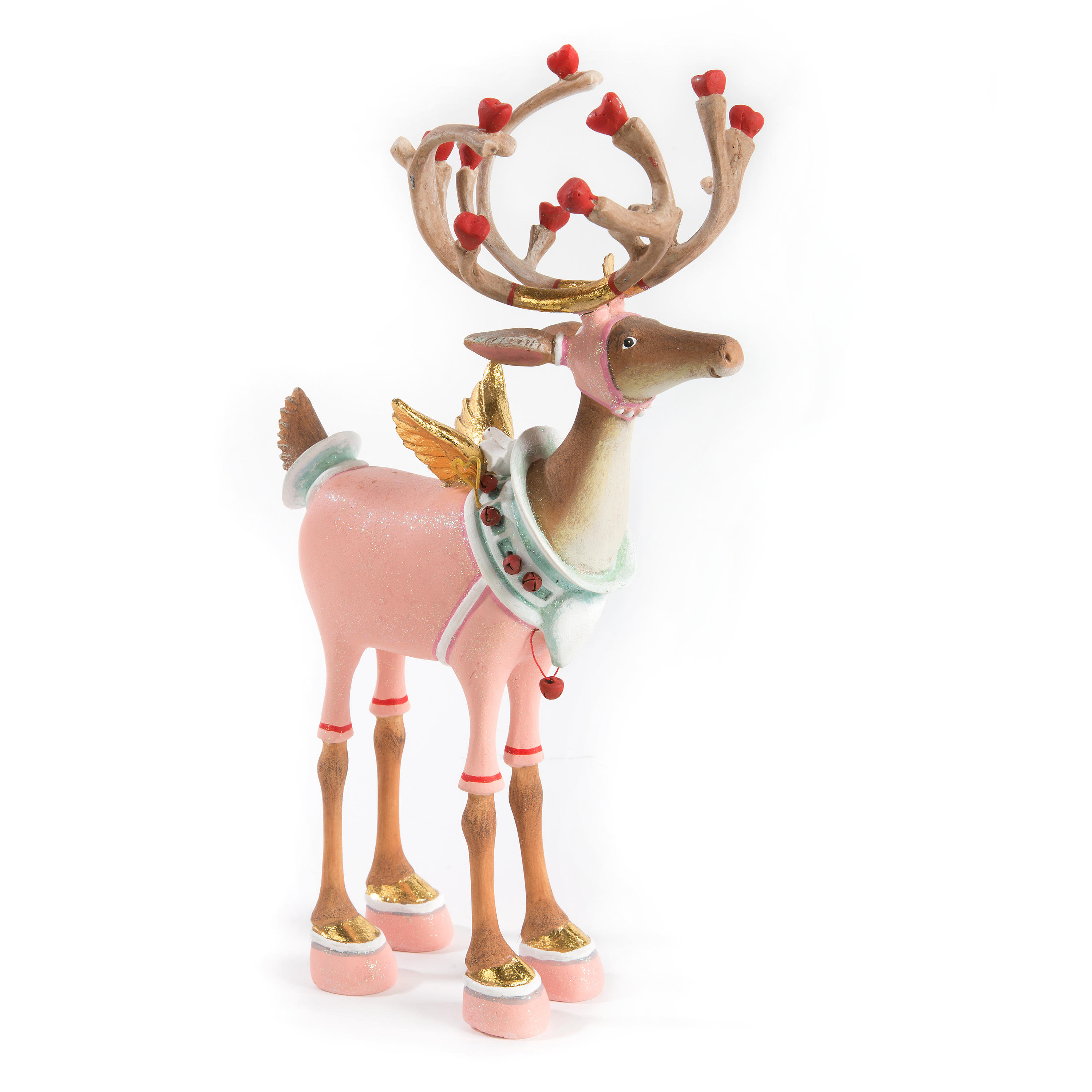 MacKenzie-Childs Patience Brewster Dash Away Cupid Reindeer Figure ...