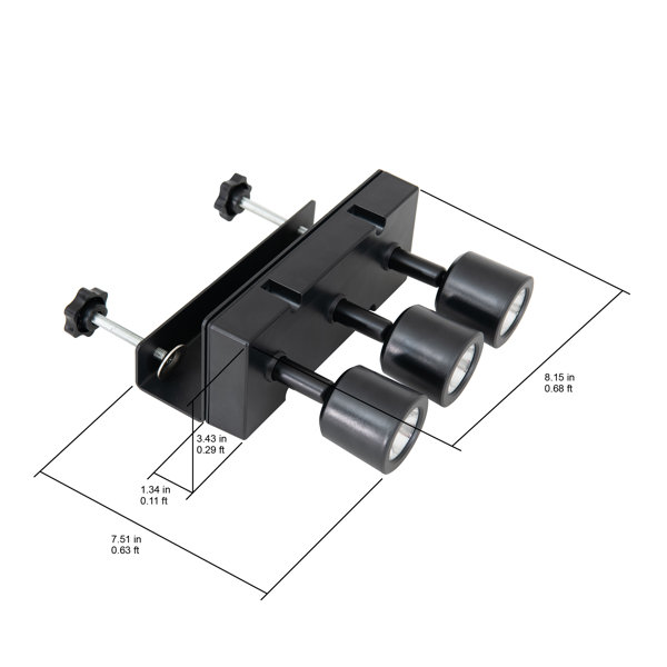 Sunjoy Adjustable LED Ceiling Spotlight Battery Powered 9W LED ...