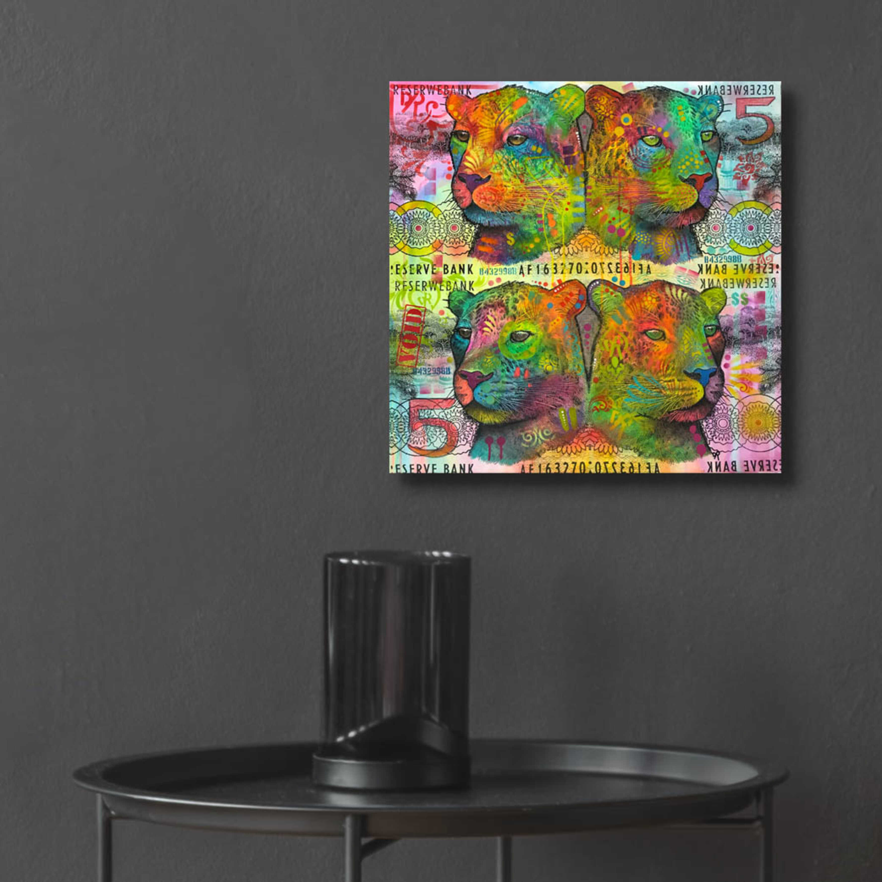 Trinx ''Big Cat Reflect 5'' By Dean Russo, Acrylic Glass Wall Art ...