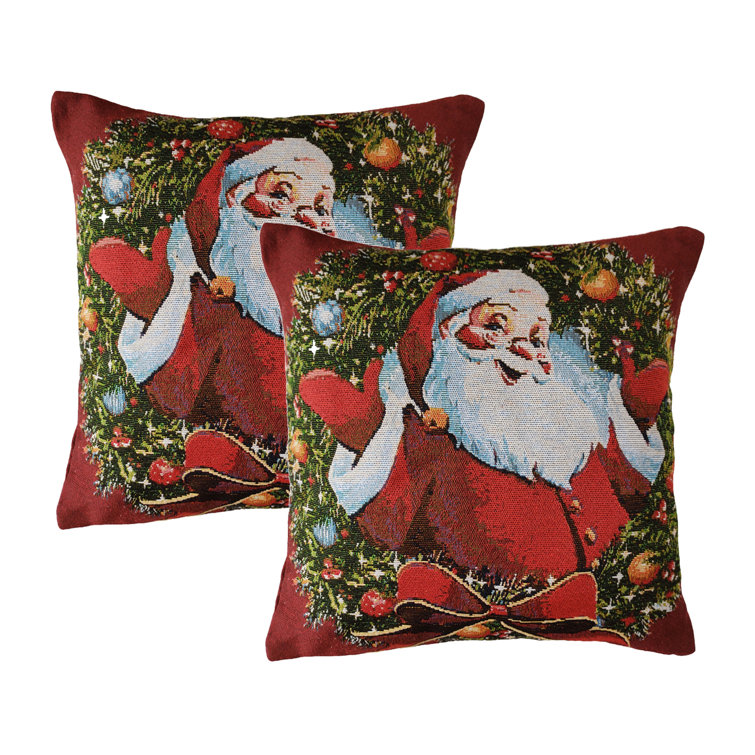 The Seasonal Aisle Almenia Square Cushion With Filling PACK OF 2 ...
