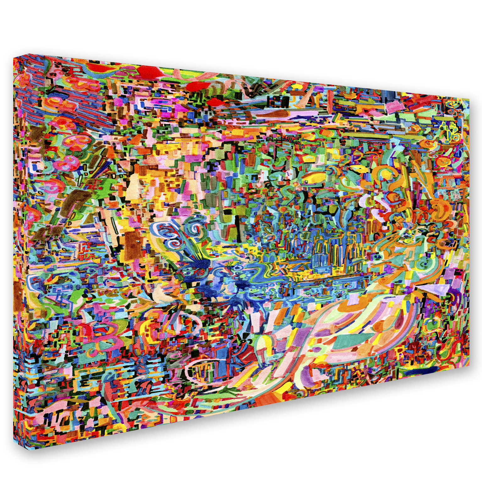 Trademark Fine Art Online Marriage by Josh Byer - Wrapped Canvas ...