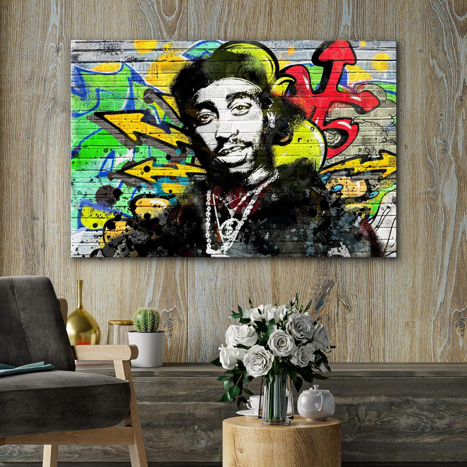 IDEA4WALL Pop Urban Street " Spray Paint Rapper Singer Musician ...