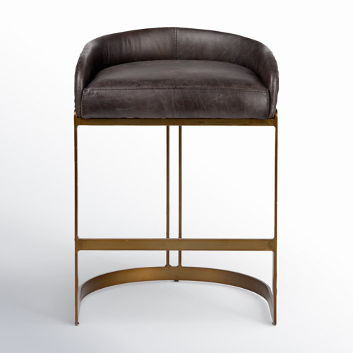 Genuine Leather Bar Stools & Counter Stools | Joss & Main