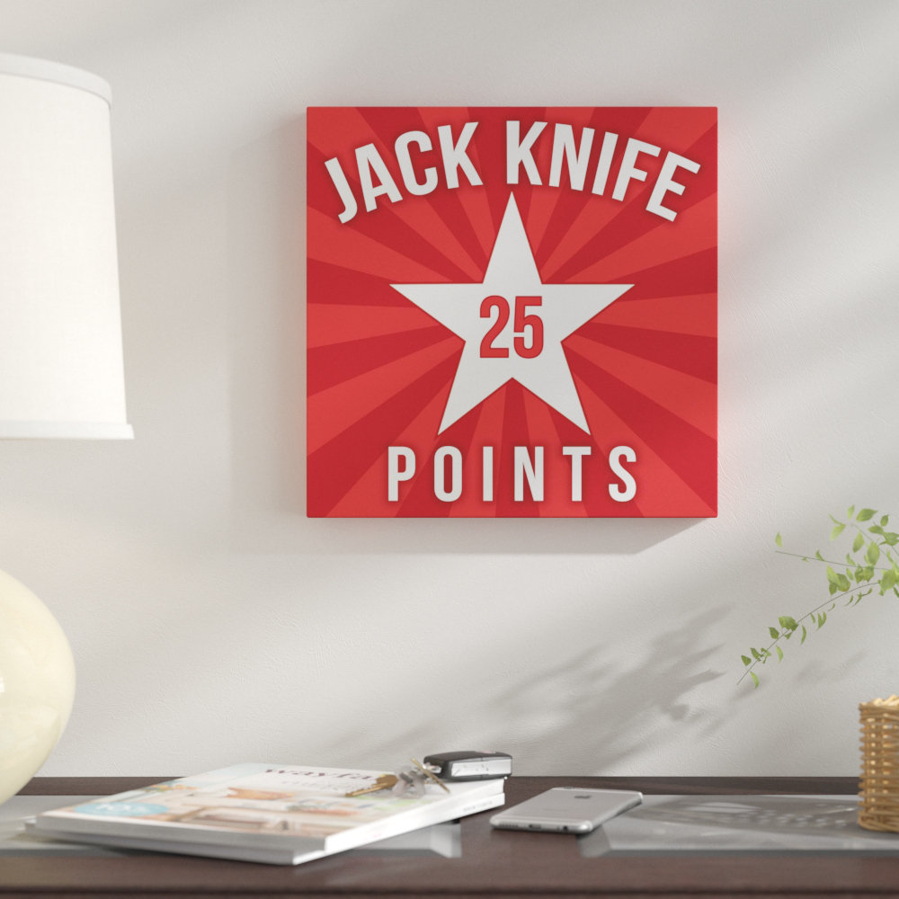 Winston Porter Diving Board Jack Knife Swimming Pool - Wrapped Canvas ...