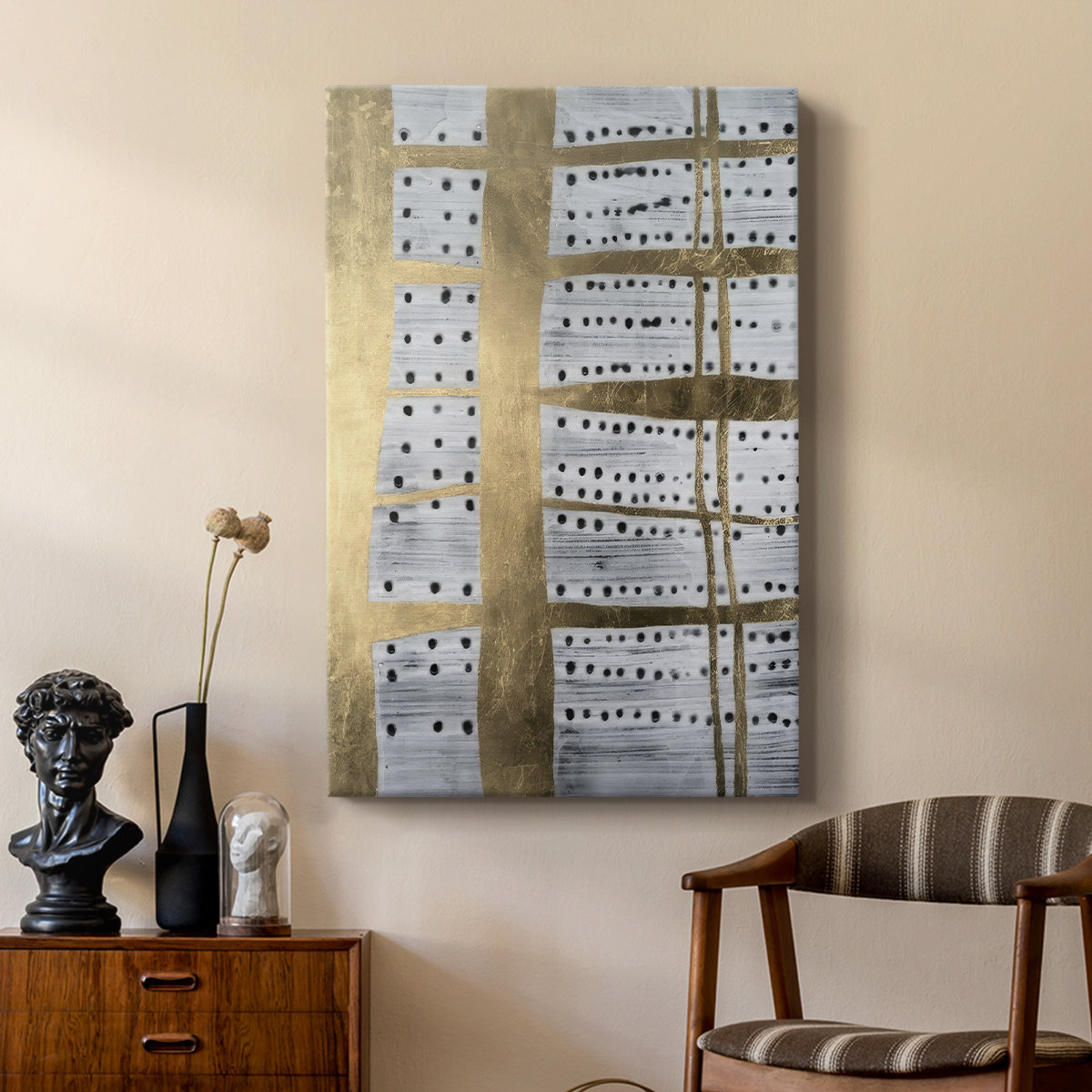 Latitude Run® Trim & Flecks I -Custom Wrapped Gallery Cavas - Wayfair ...
