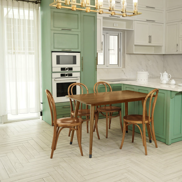 George Oliver Joene Wooden Dining Table & Reviews | Wayfair