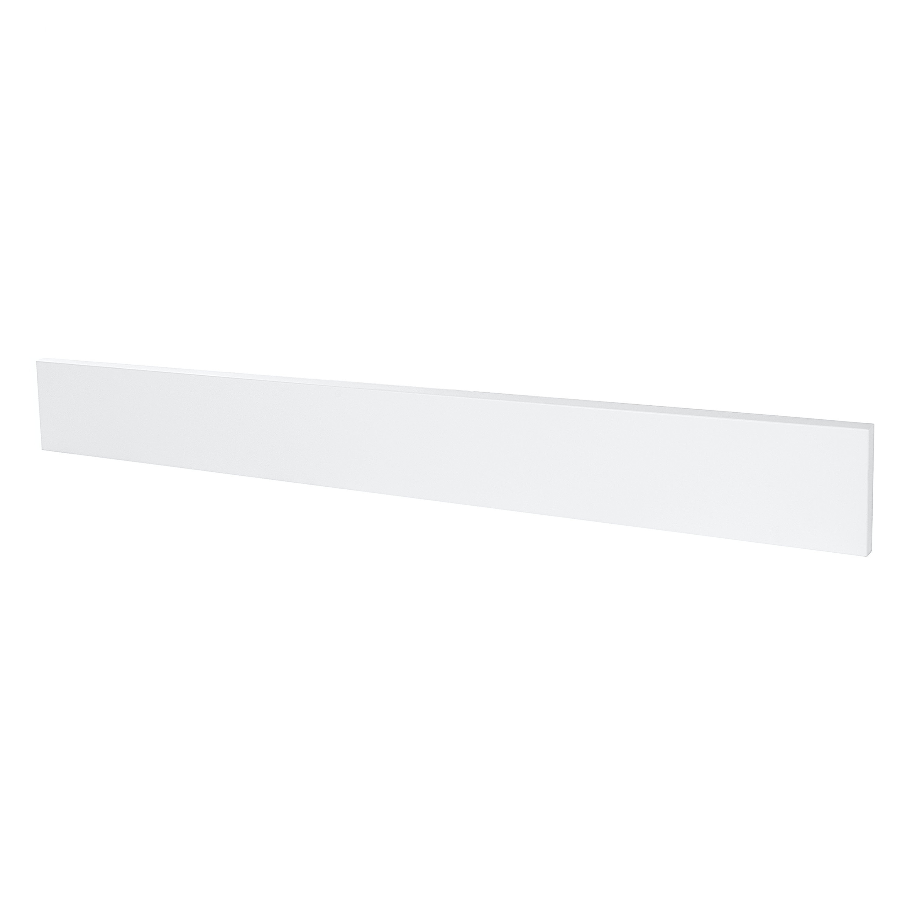 Cambridge Shaker White Slab Style Kitchen Cabinet Toe Kick (96 " W x 1 ...