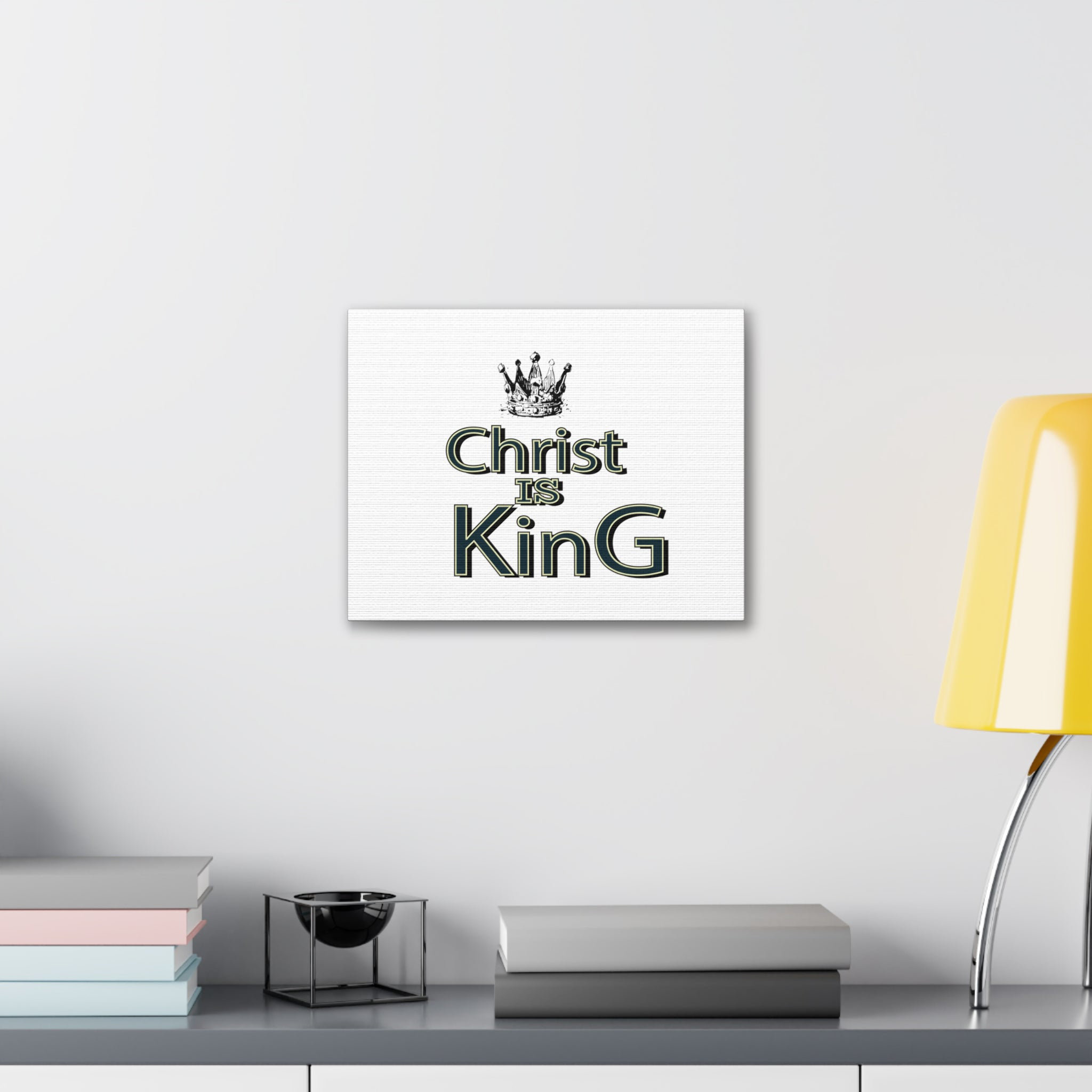 Trinx Scripture Walls Christ is King Bible Verse Canvas Christian | Wayfair