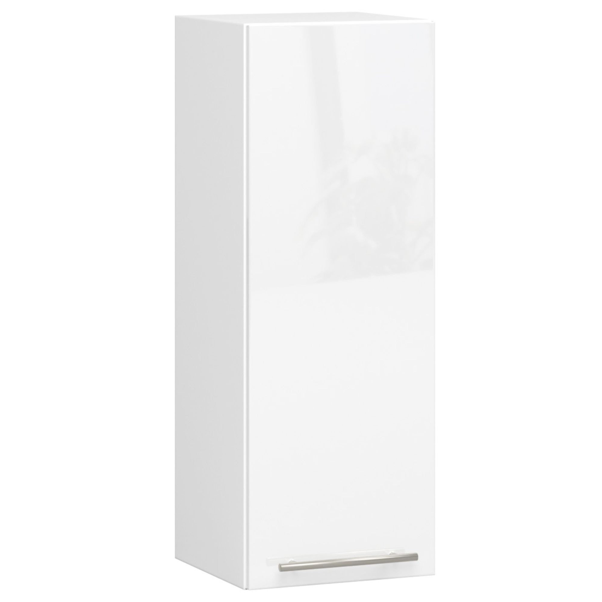 Akord Oliwia kitchen wall -mounted cabinet in white, glossy white Base ...