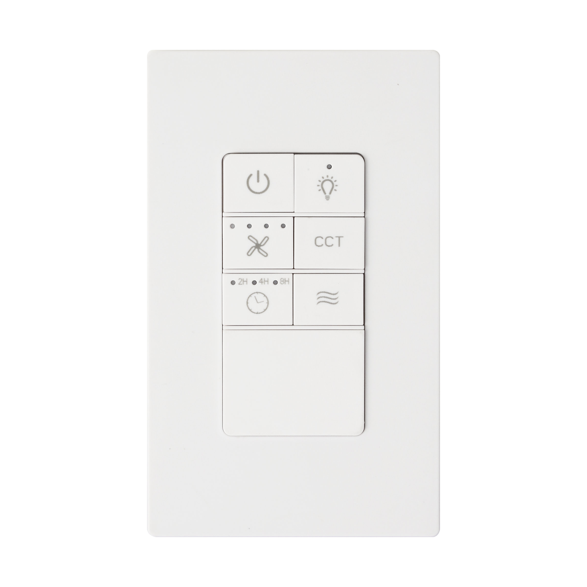 Visual Comfort Fan White 6-speed smart wall remote control for ceiling ...