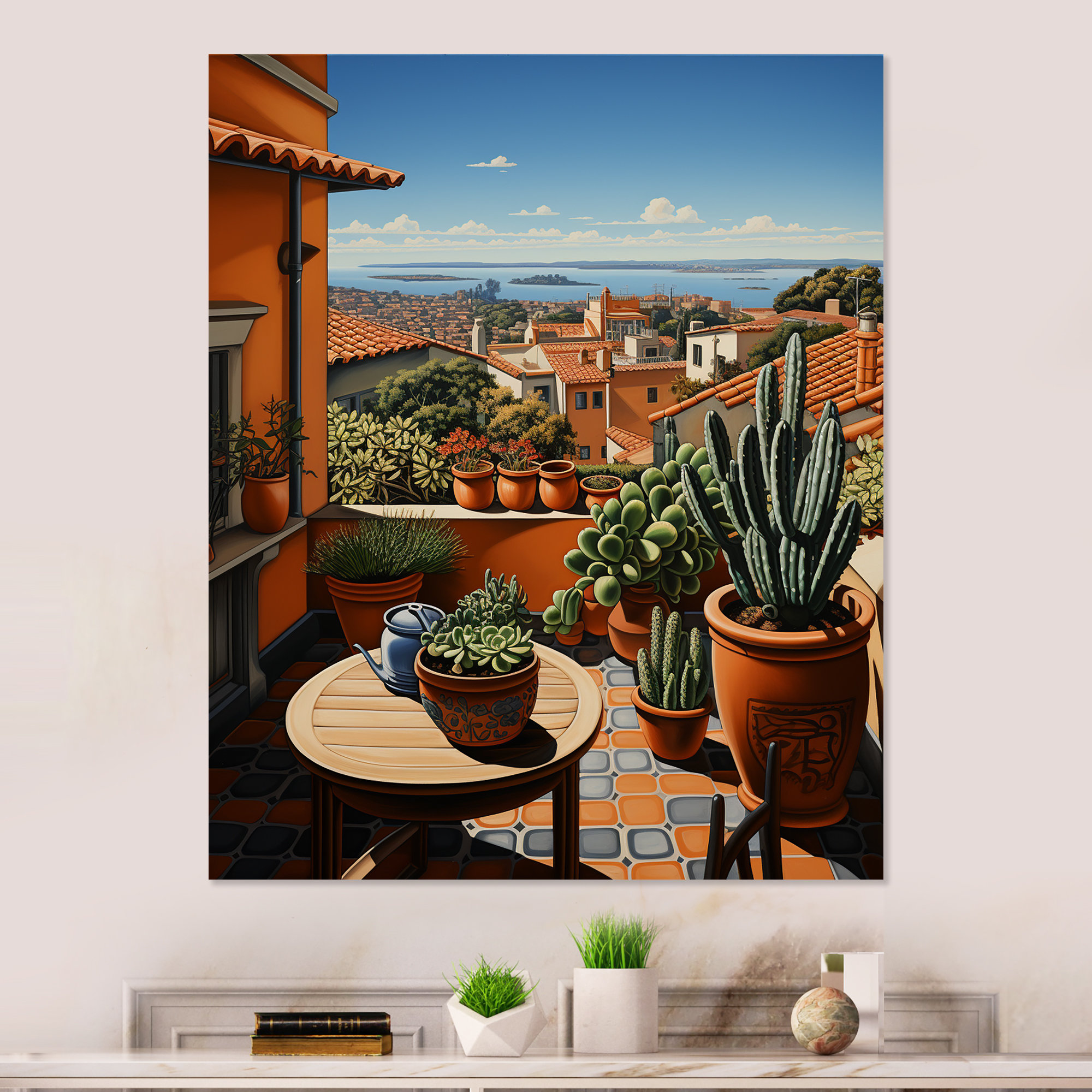 Loon Peak® Spain Barcelona Horizon I - Spain Metal Wall Art | Wayfair