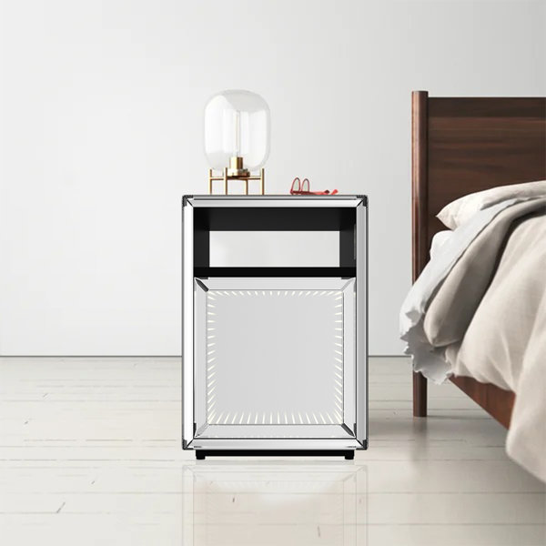 Glass Nightstands You'll Love | Wayfair