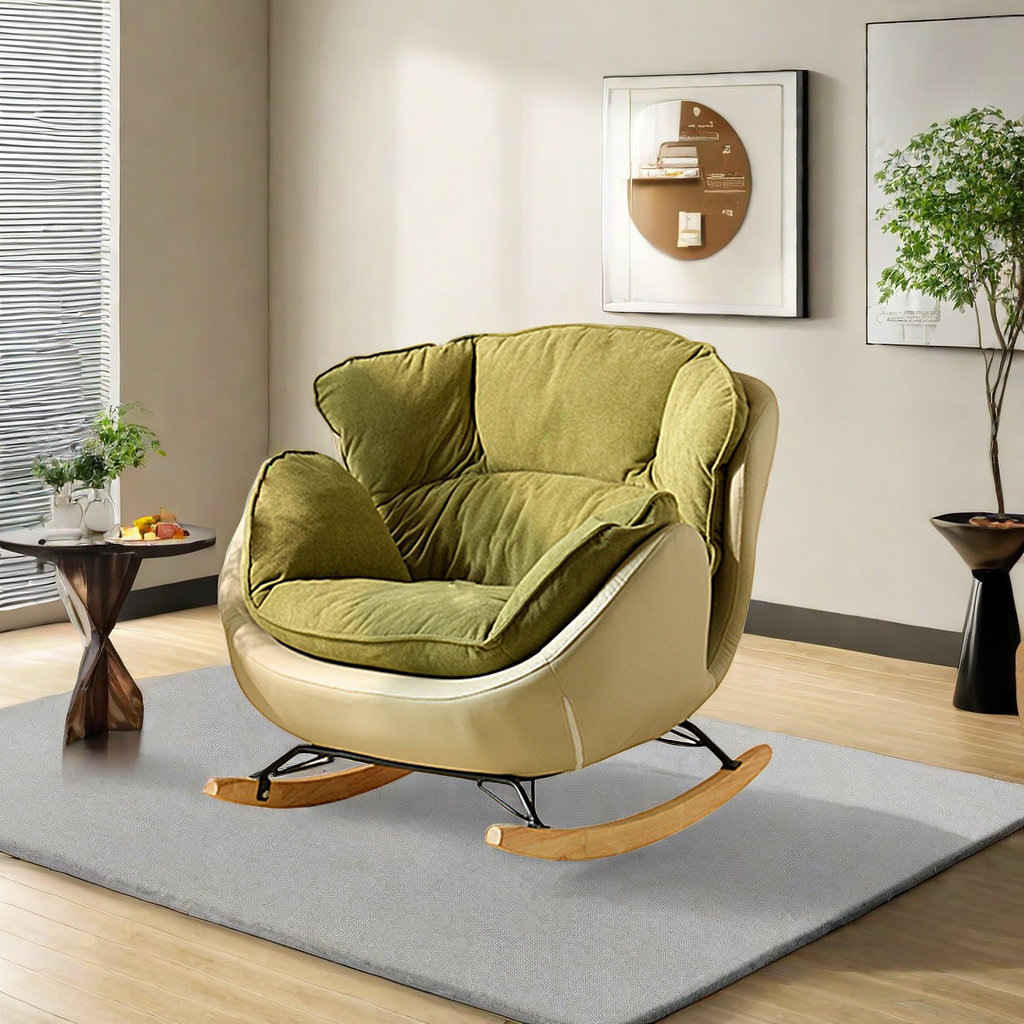 ChairVogue Simple Modern Lazy Rocking Chair Rocking Chair | Wayfair