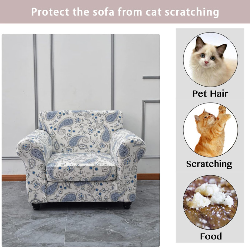 Lark Manor™ Single Sofa Cover, Full Coverage Sofa Cover Set | Wayfair