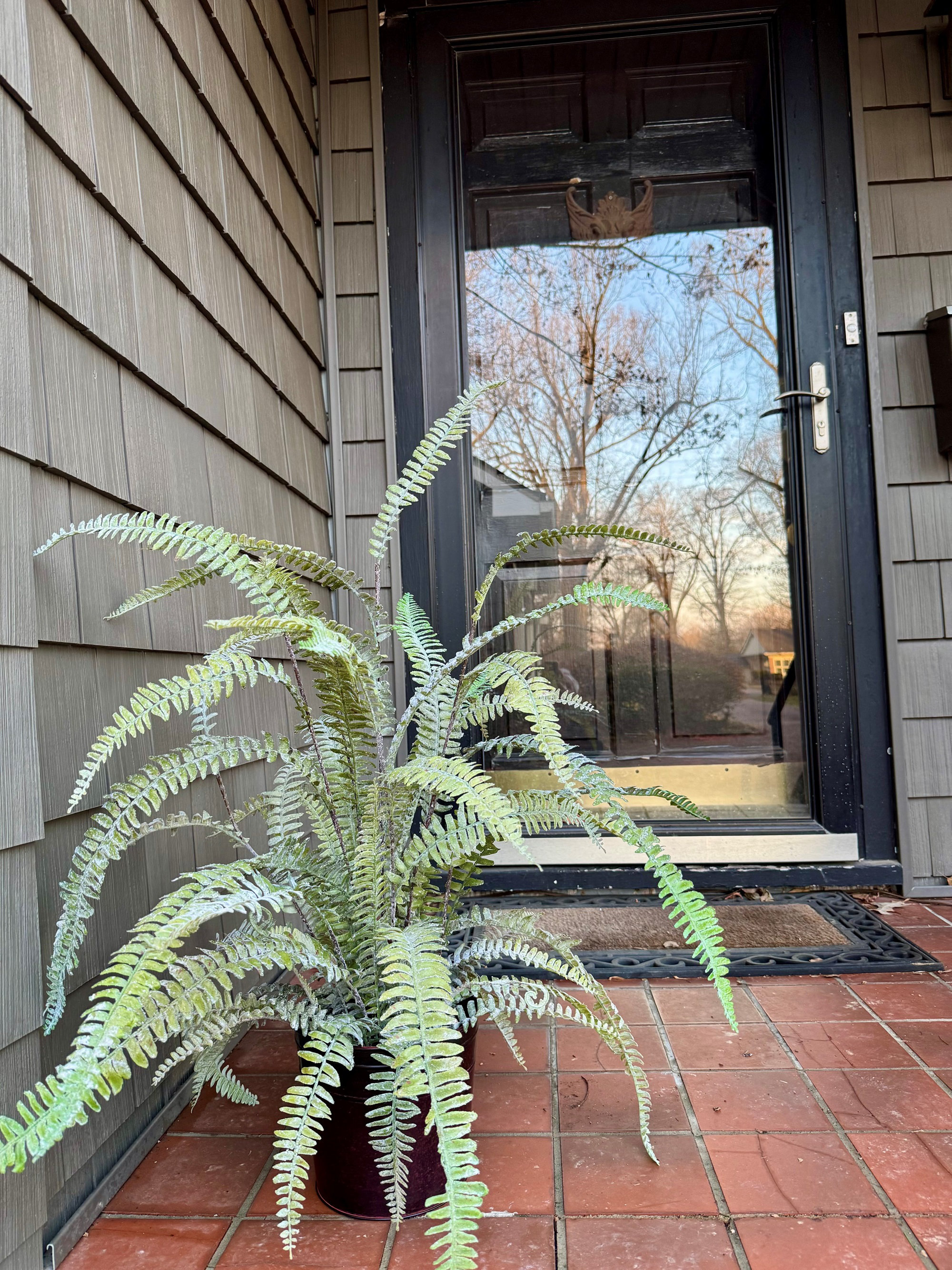 Primrue Fern UV Protection Natural Touch 36 Inch Planter Pot | Wayfair