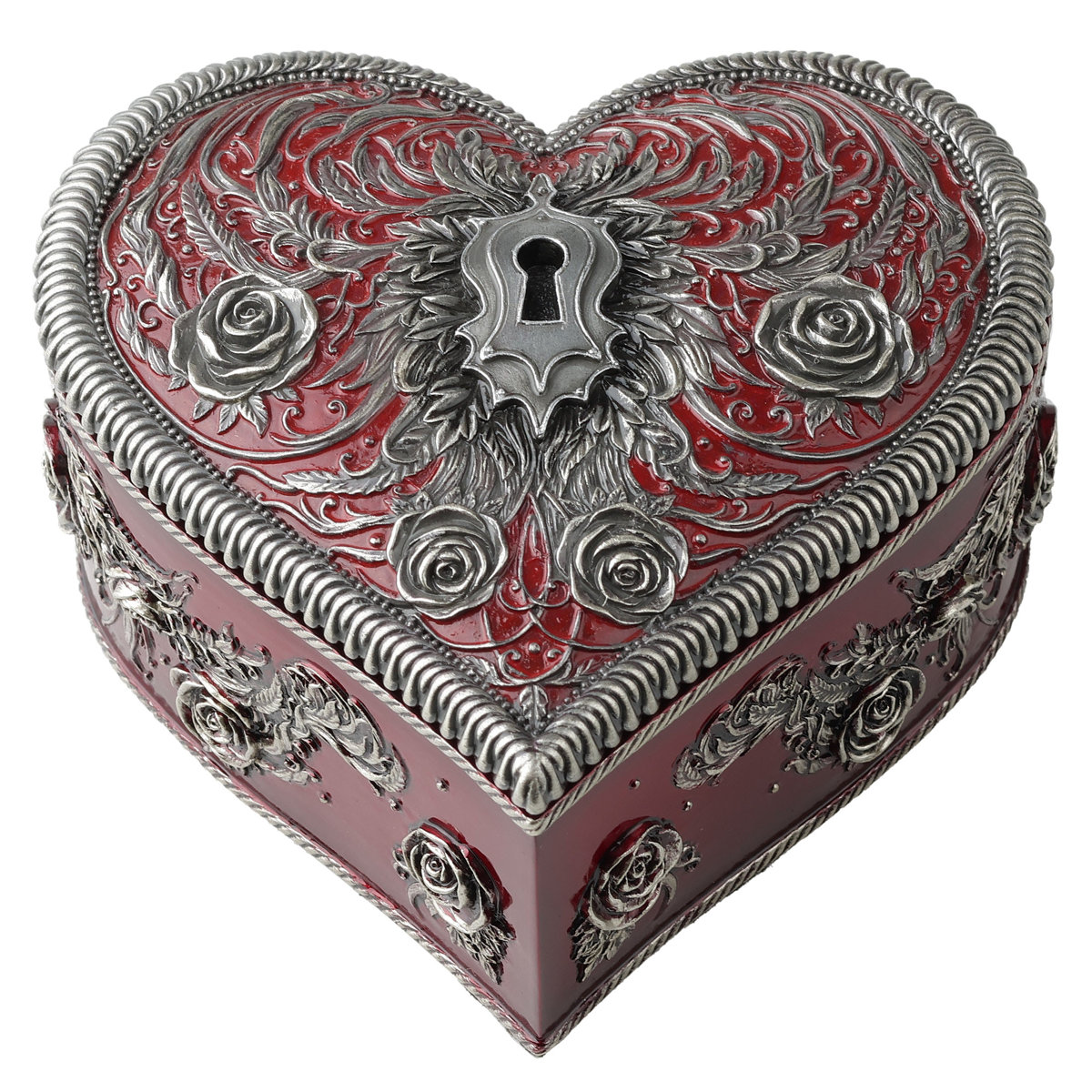 Lark Manor™ 4.45 inches L Multicolor Heart And Key By Vincent Hie made ...