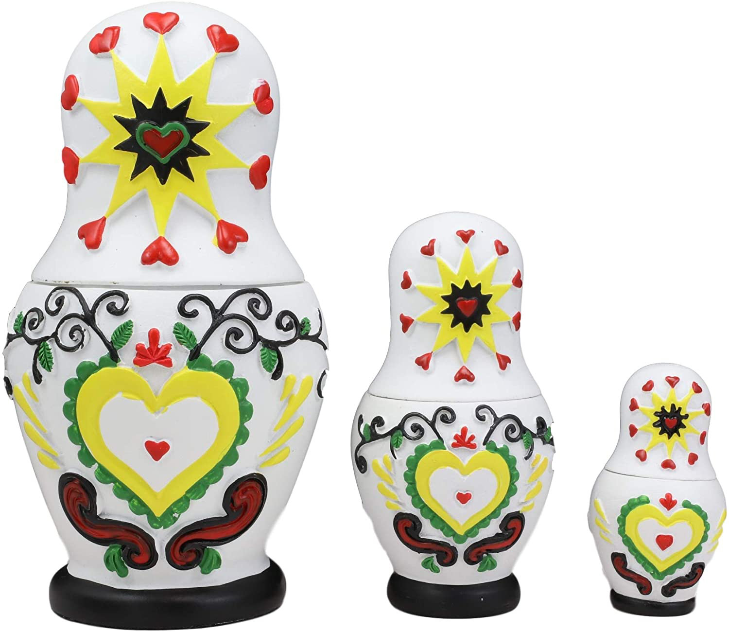 The Holiday Aisle® 3 Piece Nil Sugar Skulls Nesting Dolls Figurine Set ...