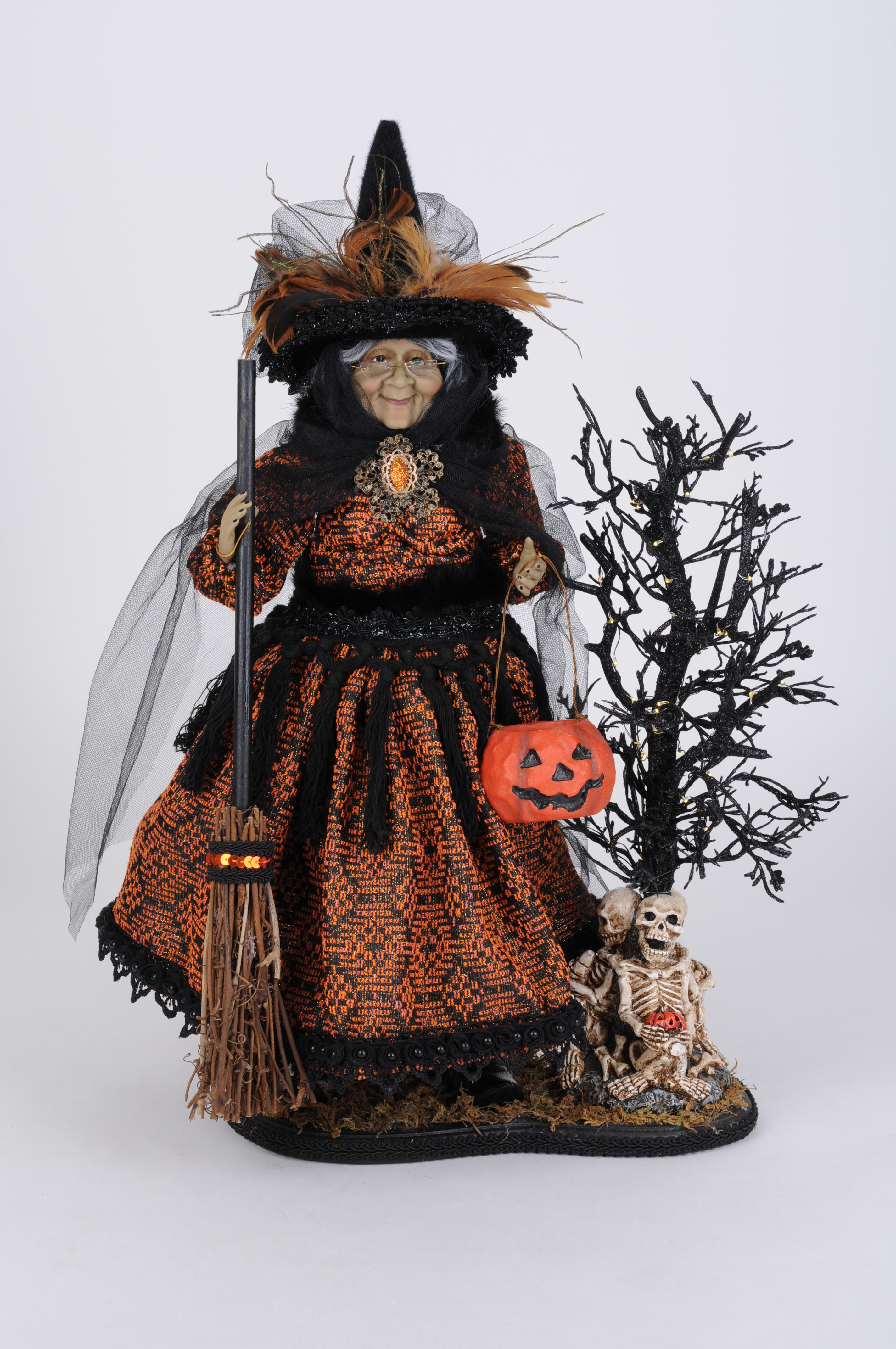 Karen Didion Originals Haunted Trail Witch on Base & Reviews | Wayfair