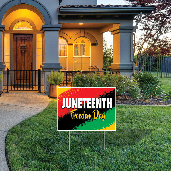 The Beistle Company Juneteenth Signs | Wayfair